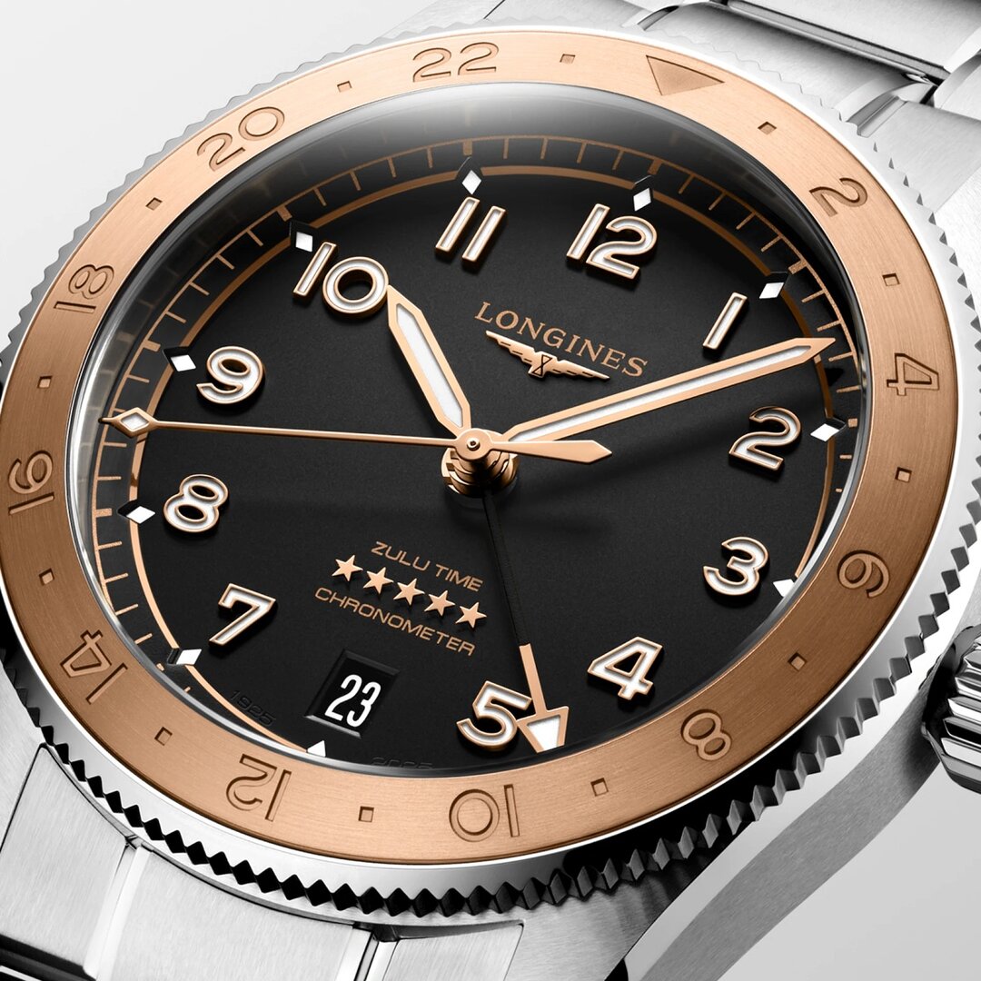 Longines Spirit Zulu Time 1925 Automatic GMT Chronometr L3.803.5.53.6 ...